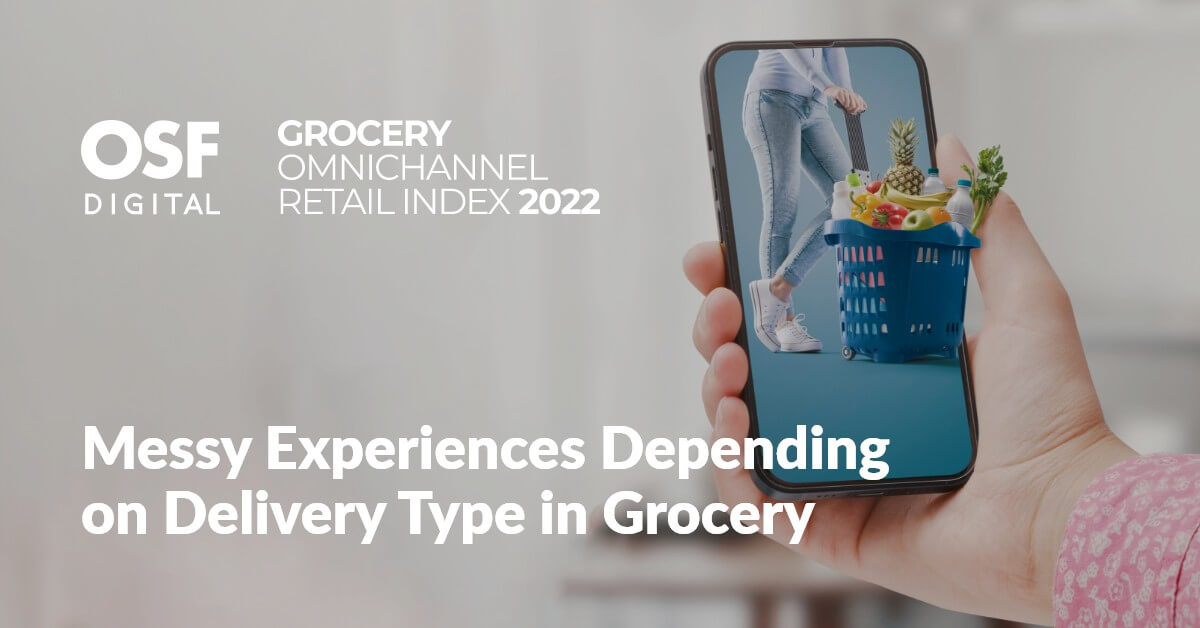 Messy Experiences Depending on Delivery Type in Grocery
