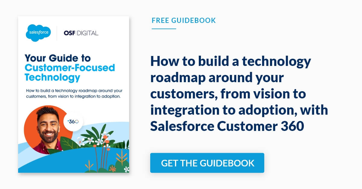 Free Guidebook: How to Build Your Salesforce Customer 360 Roadmap